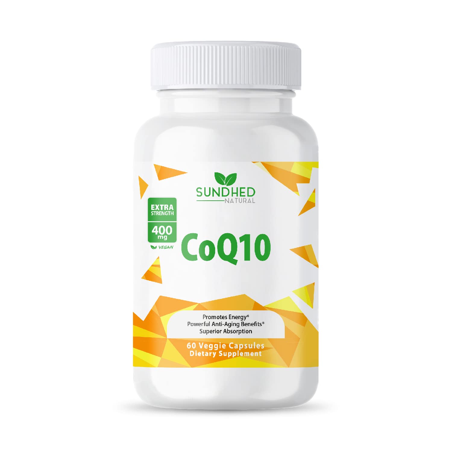 Amazon.com: CoQ10 400mg Vegan, Ultra CoQ10 - Ultra High Absorption ...
