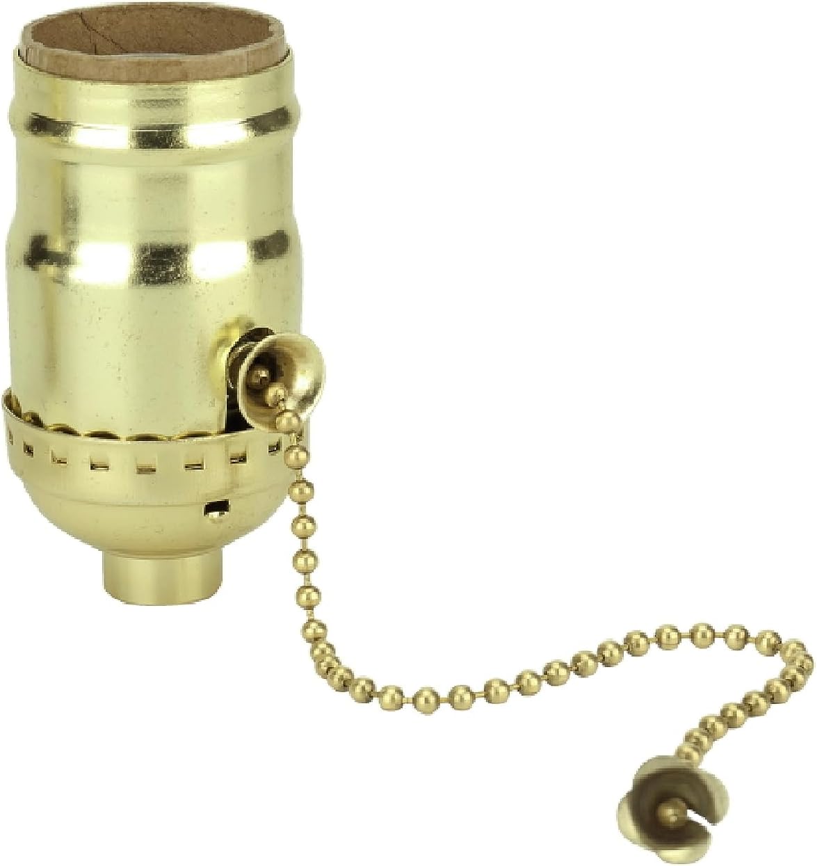 Aspen Creative 21302A Pull Chain Lamp Socket in Polished Brass - Amazon.com