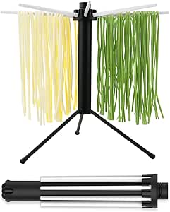 Amazon.com: KITCHENDAO Collapsible Pasta Drying Rack, Plastic Foldable ...