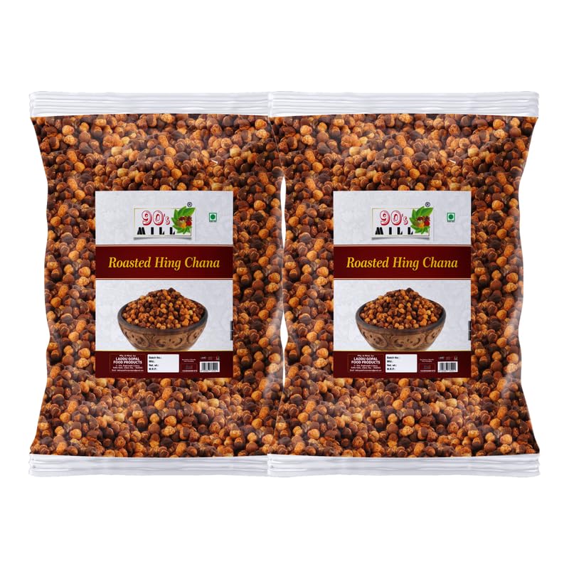 90's MILL Roasted Hing Jeera Flavoured Chana Desi Chana | Roasted Plain ...