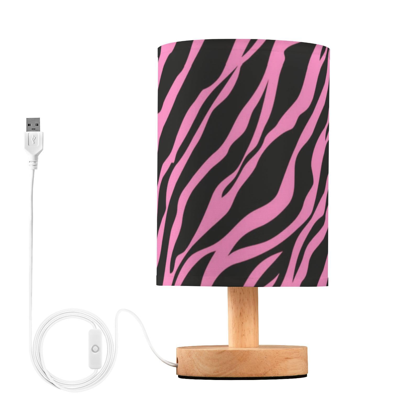 Pink Zebra Print Floor Lamps