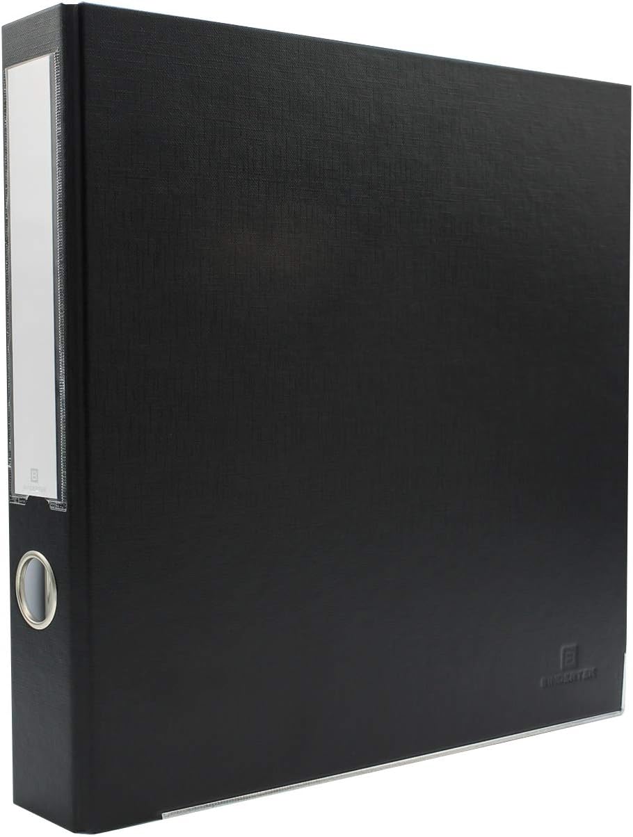 Amazon.com : Bindertek 3-Ring Premium Binder - Black, 2" Spine Width ...