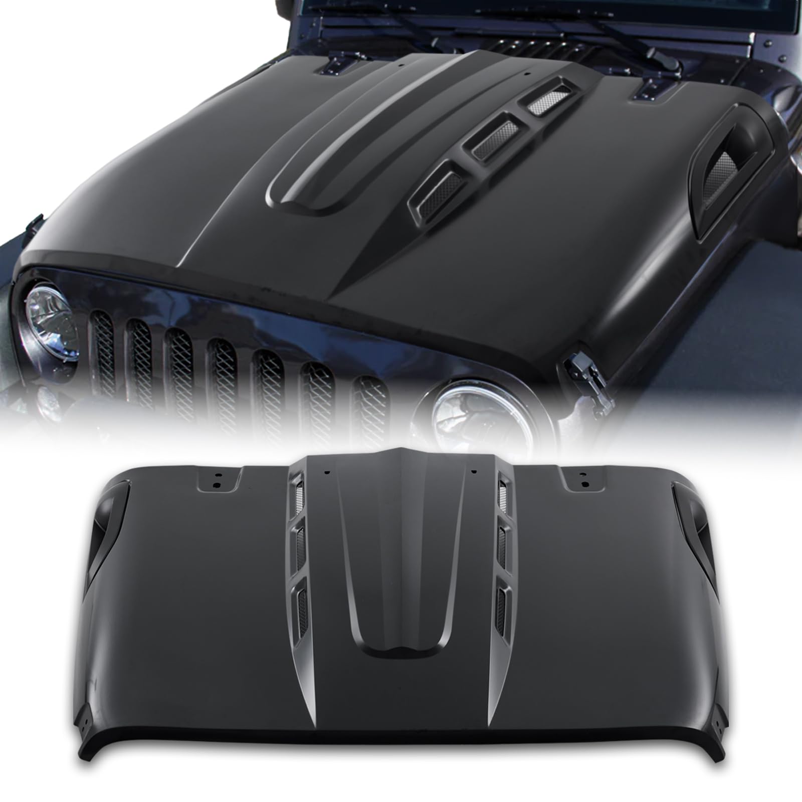 Calliert The Avenger Style Steel Replacement Hood With Functional Air ...