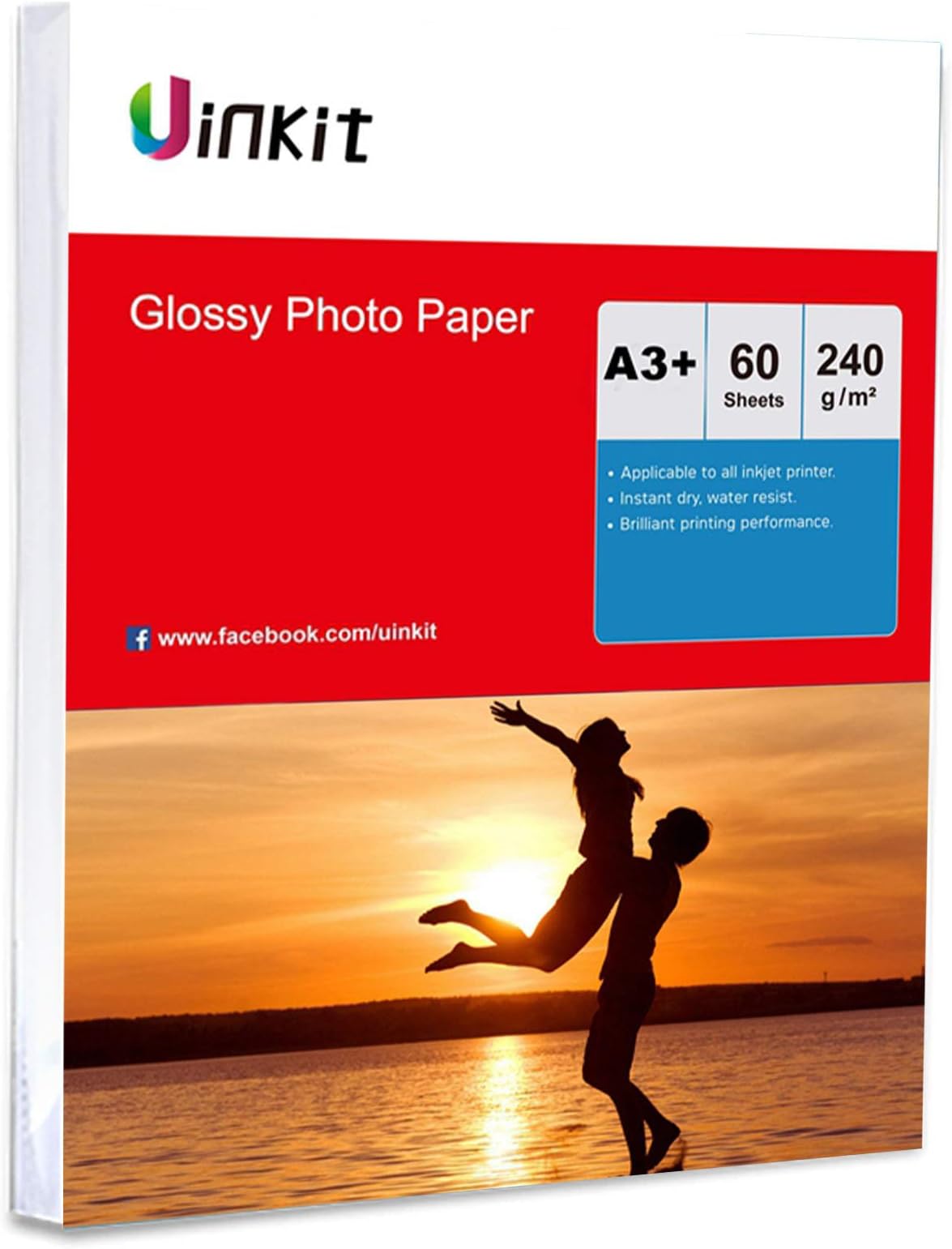 A3 Plus High Glossy Photo Paper Inkjet Paper 240Gsm 13x19 Uinkit ...