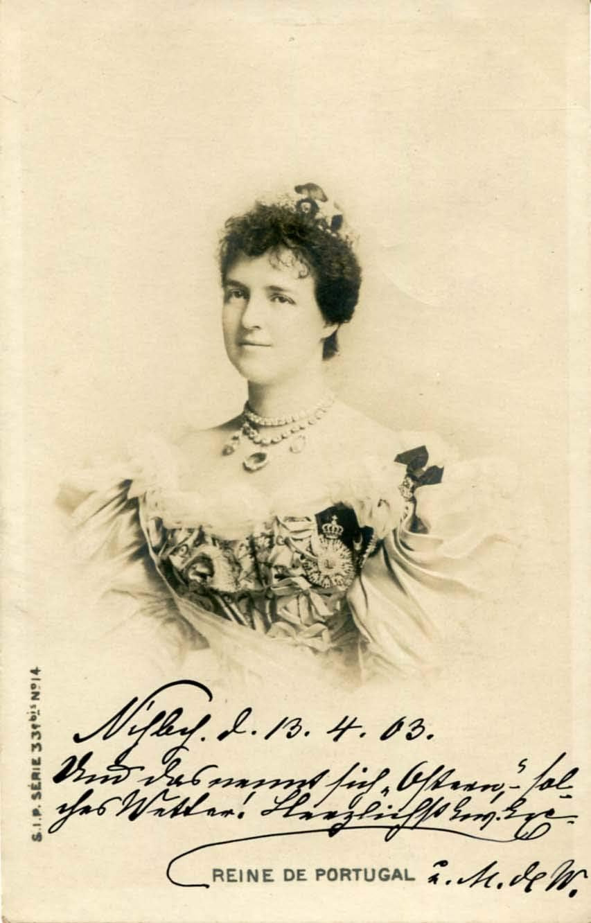 Amazon.com: QUEEN CONSORT OF PORTUGAL Princess Amélie of Orléans ...