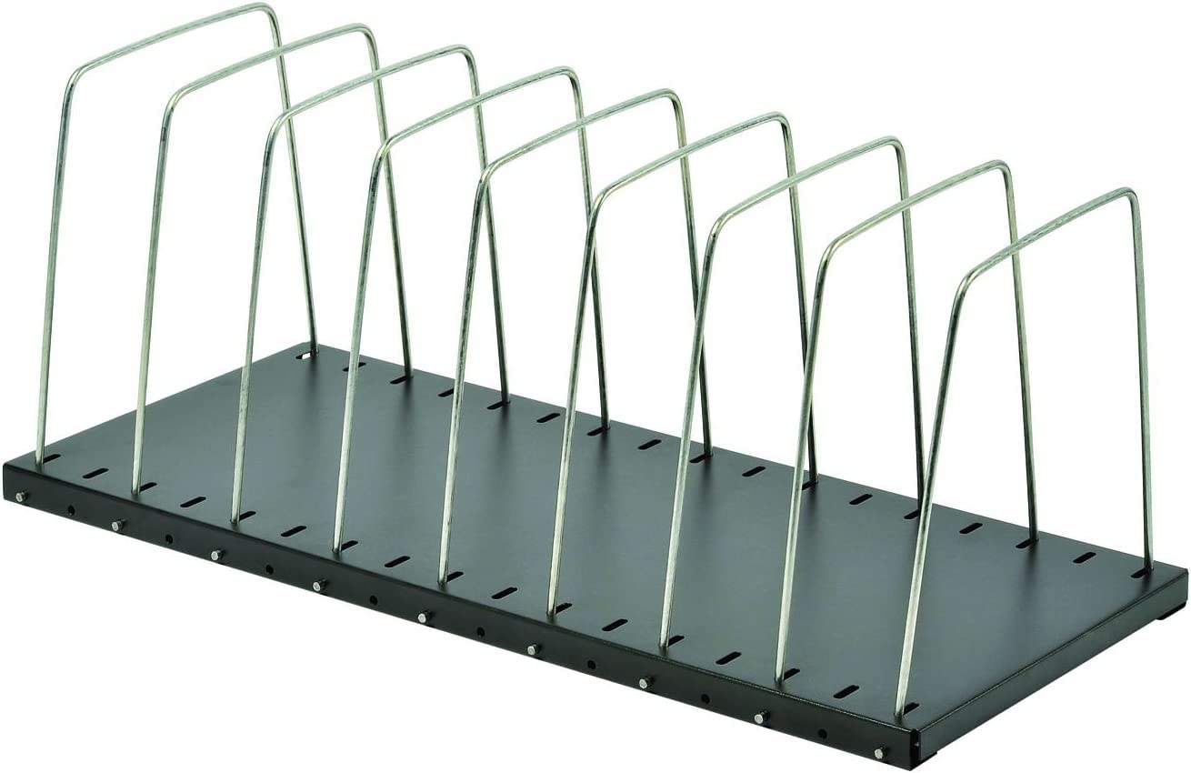 Snapklik.com : STEELMASTER Adjustable Desk File Organizer Rack 8 ...