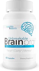 Amazon.com: Unbreakable Brain Pro - Our Best Brain Support Supplement - Premium Brain Memory ...