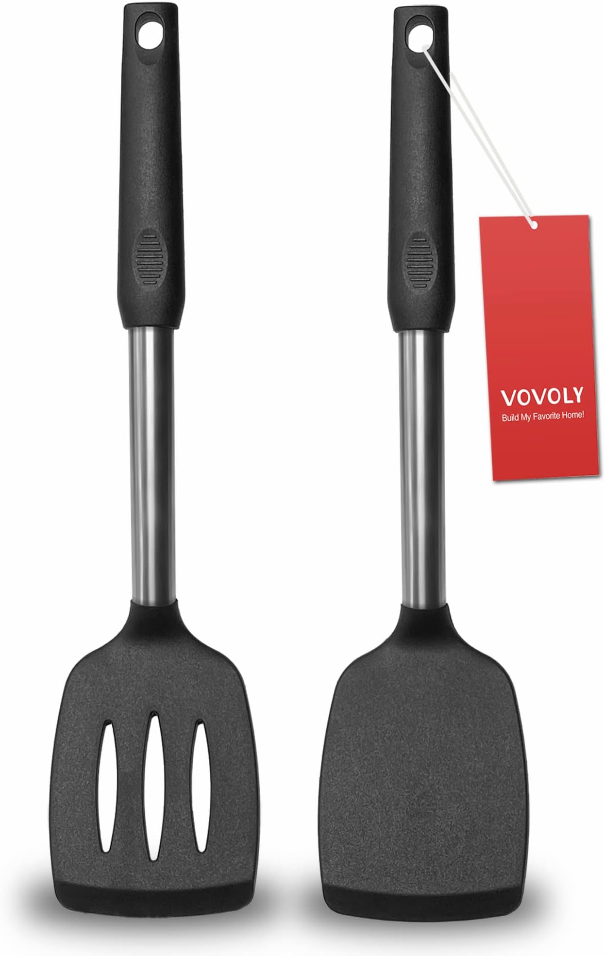 Amazon.com: Norpro Nylon Nonstick 13-Inch Slotted Spatula, Black: Home ...