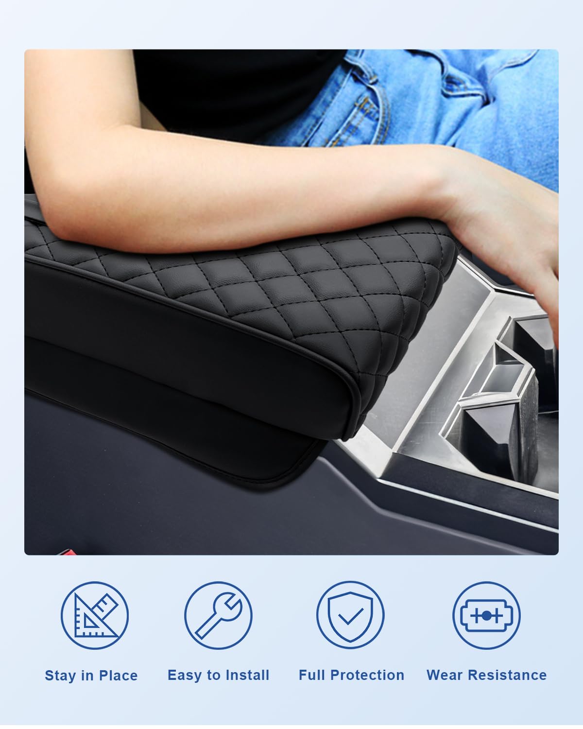 Snapklik.com : CDEFG 2024 Cybertruck Center Console Cover For 2024 ...