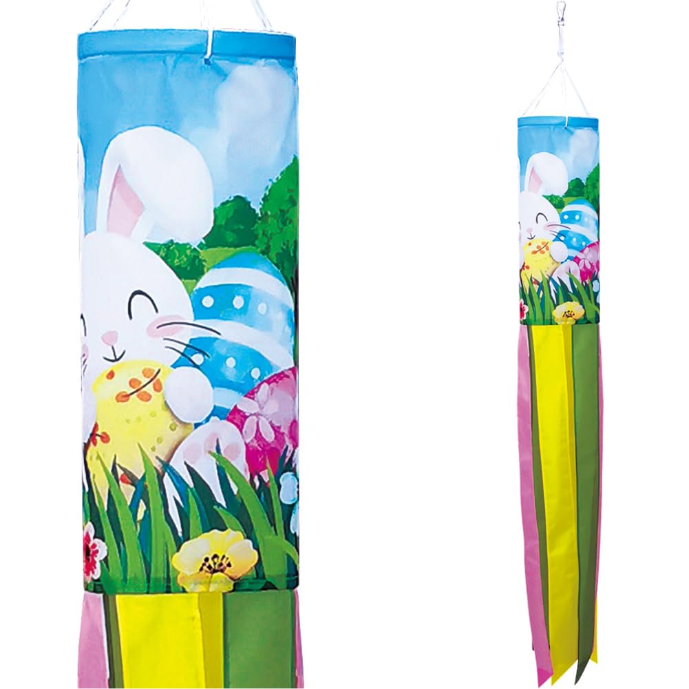 Amazon.com : Dusnodu Easter Windsock Flag 40 Inch Durable Outdoor ...