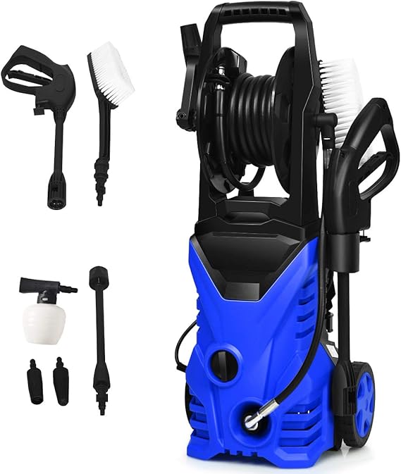 Amazon.com : Goplus Electric Pressure Washer High Power Machine w/ 16 ...