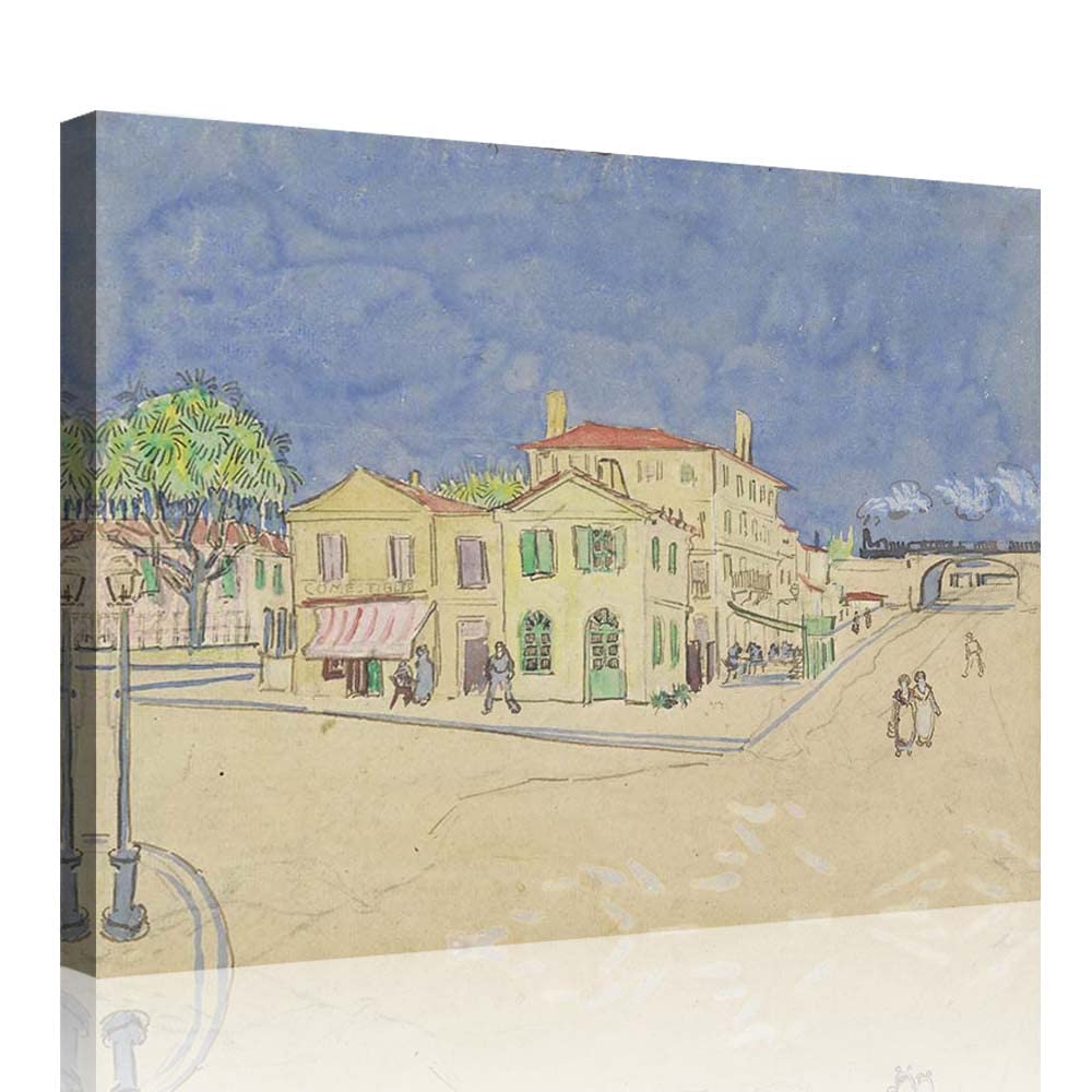 The Yellow House Painting Vincent Van Gogh