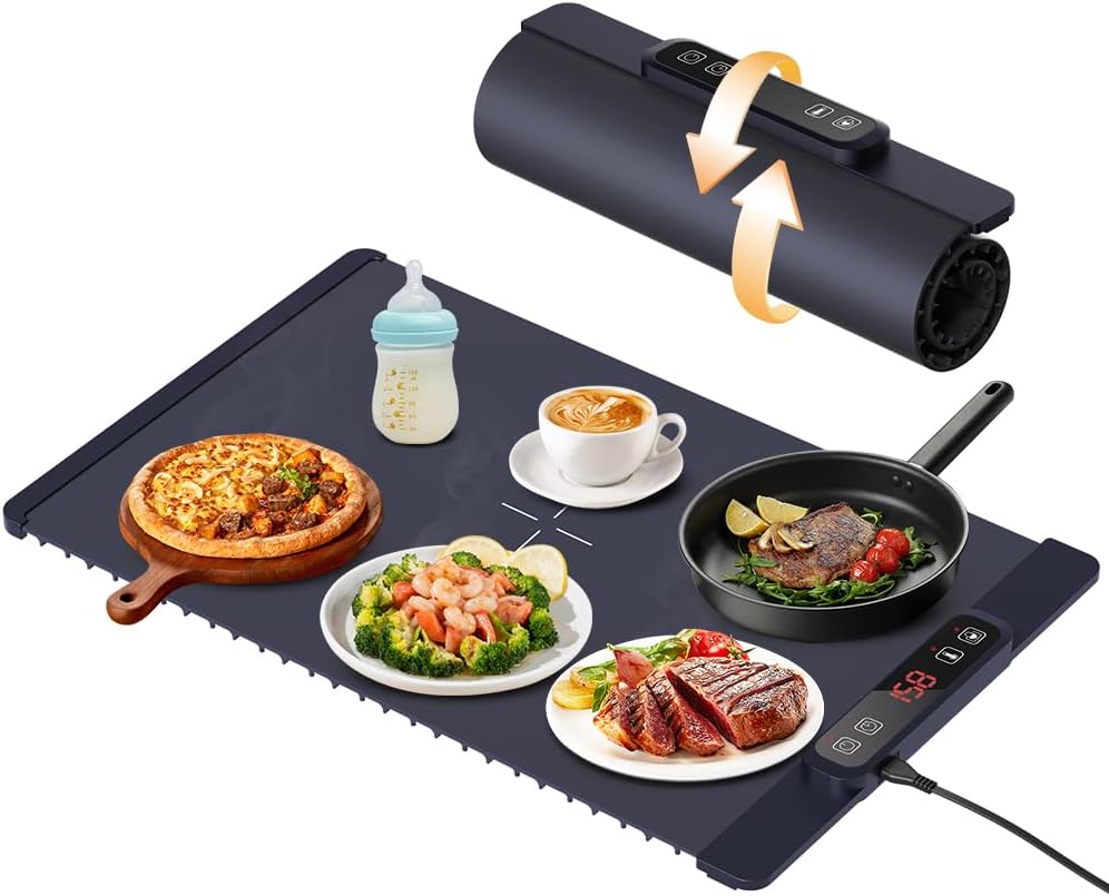Amazon.com: BIGLIKE Warming Mat for Food - Full Surface Fast Heating ...