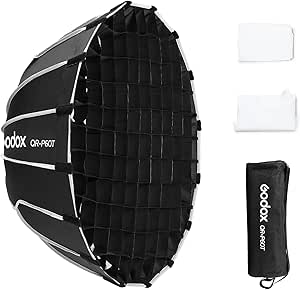 Godox QR-P60T Quick Release Parabolic Softbox with Honeycomb Grid ...