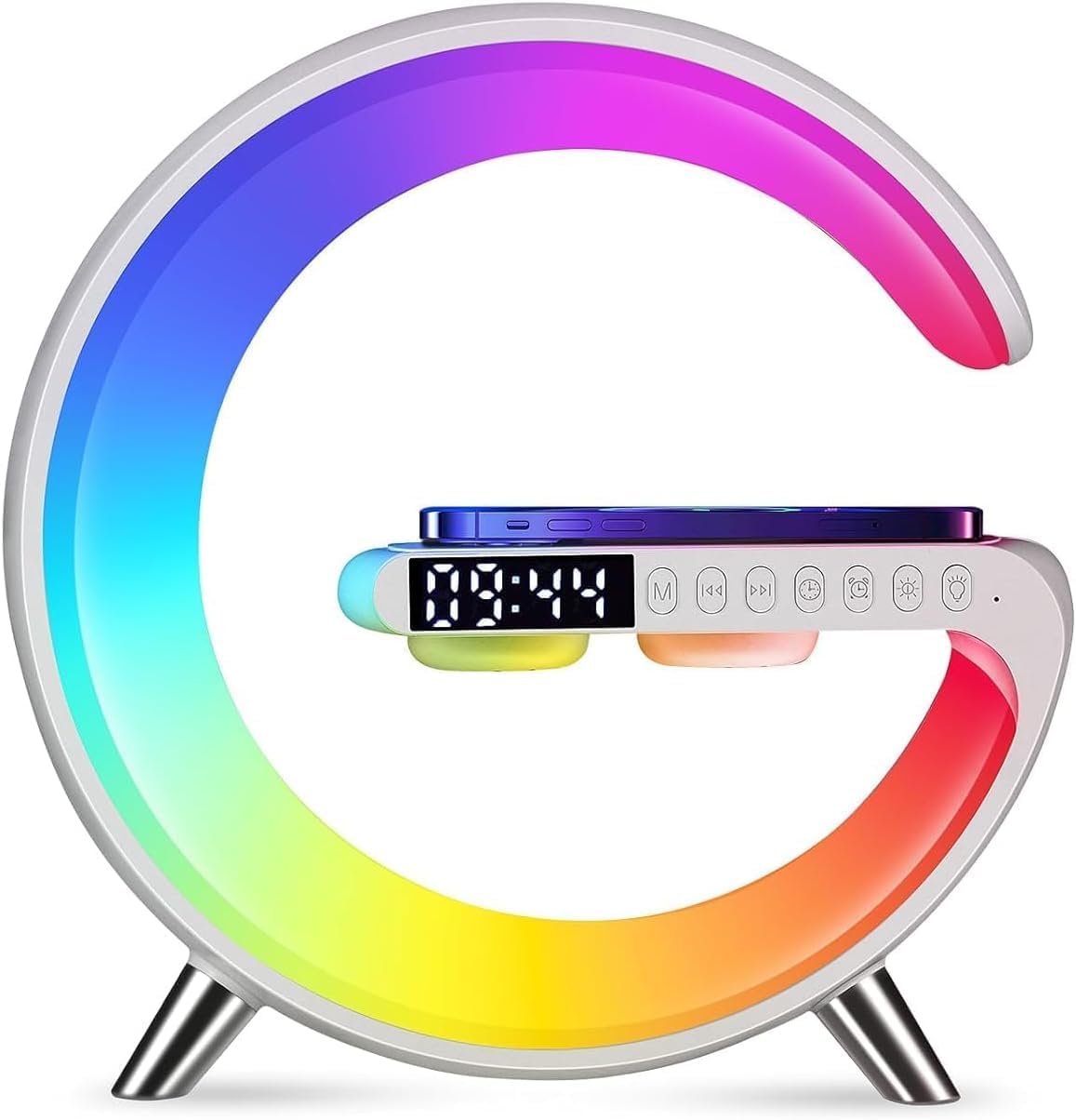 Wireless Charger Atmosphere Lamp, 2025 New Intelligent LED Table Lamp ...