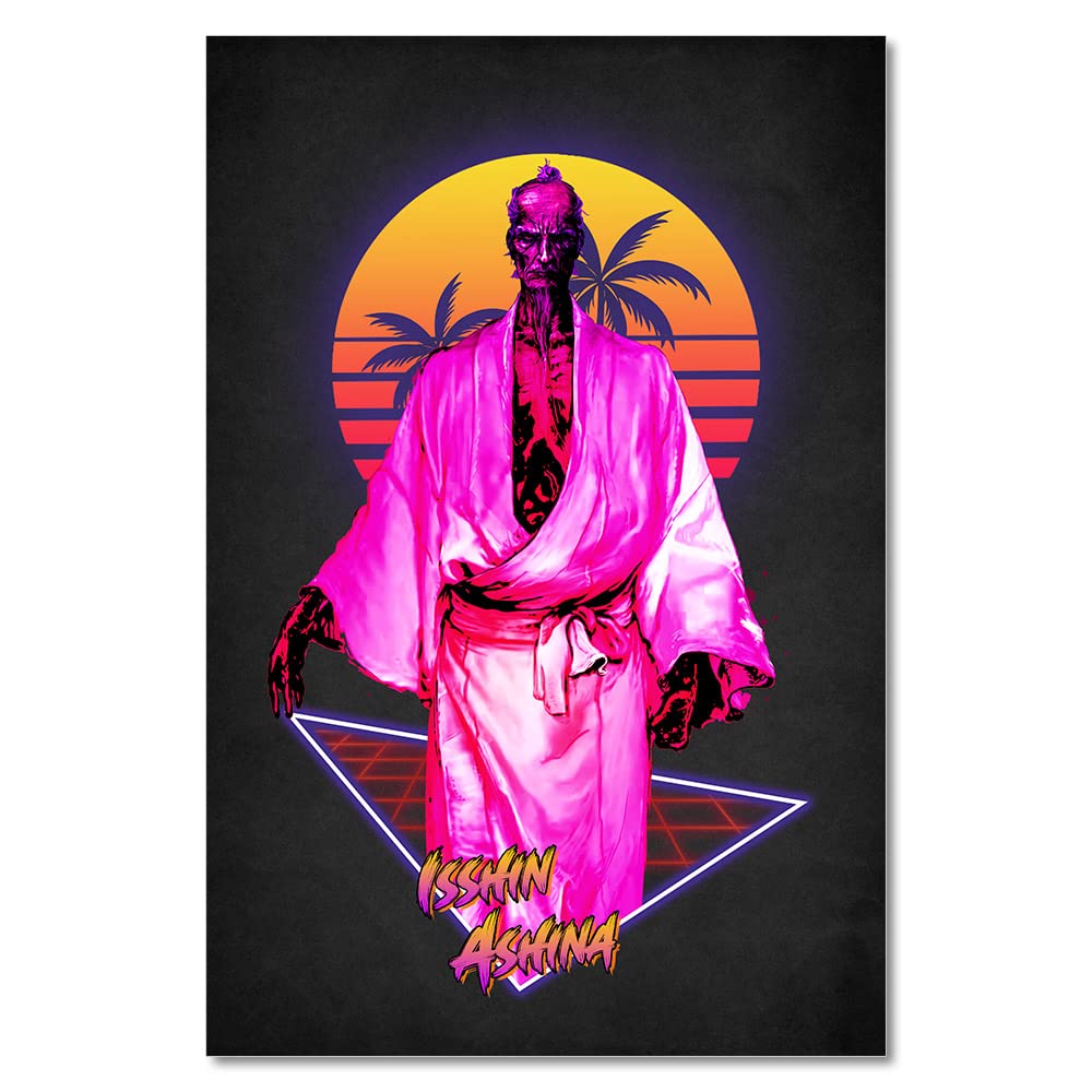 Buy Sekiro Shadows Die Twice Isshin Ashina Retro Video Game Wall Art ...