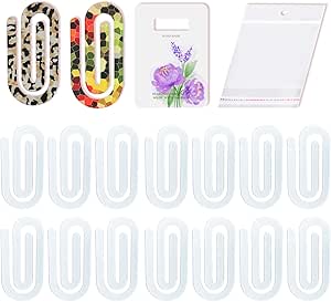 Amazon.com : 48 PCS Sublimation Acrylic Paper Clips Jumbo Blanks Kit ...