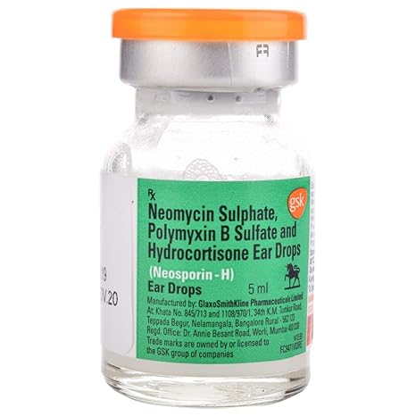 Neosporin-H - Bottle of 5 ml Ear Drops : Amazon.in: Health & Personal Care