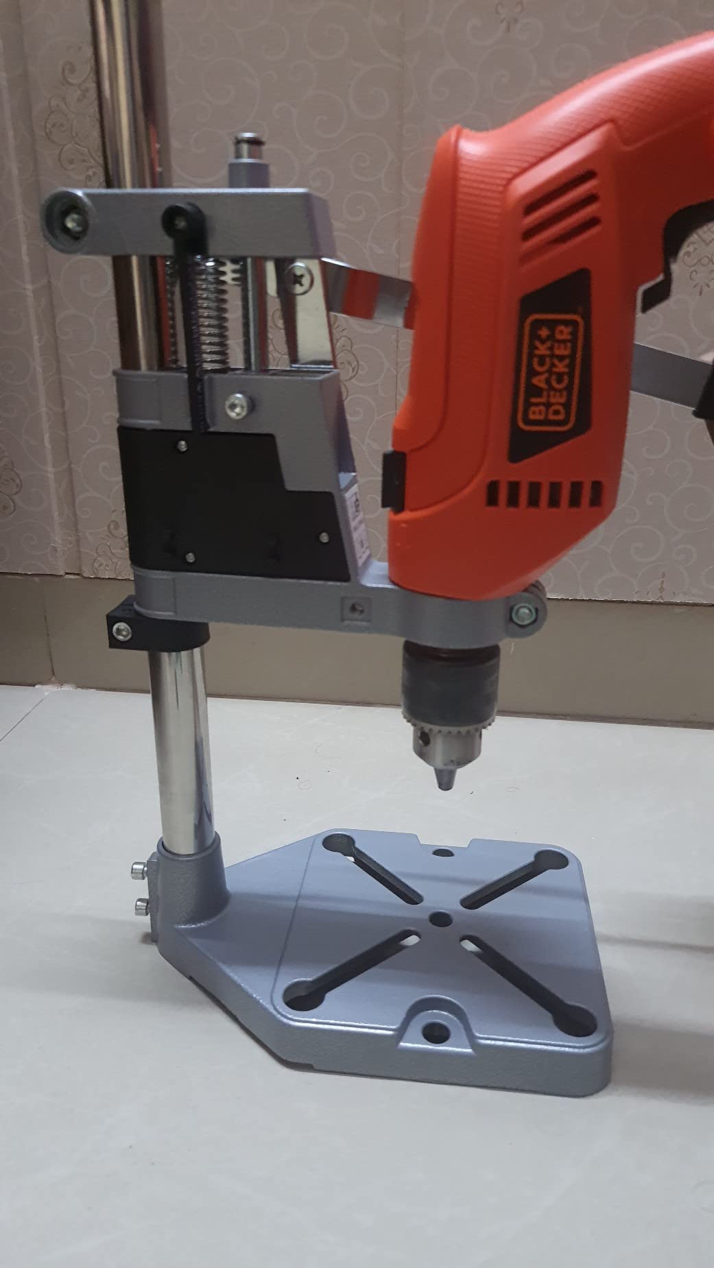 MLD VX-JG018 Drill Machine Stand for Hand Drill Bench Clamp Drill Press ...