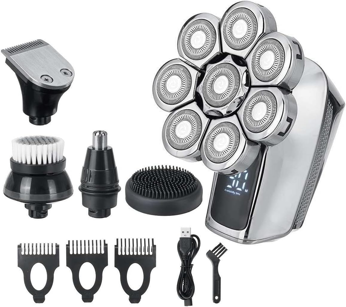 Amazon.com: RIVENNA Electric Razor for Men, 8 Blades Multi Grooming Kit ...