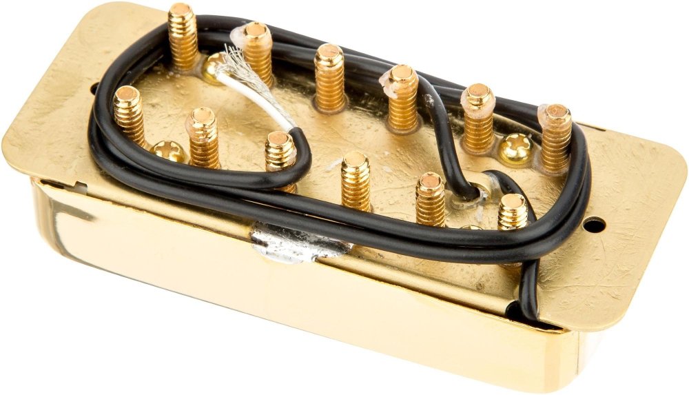 Snapklik.com : FilterTron Humbucker Electric Guitar Pickup Gold Neck