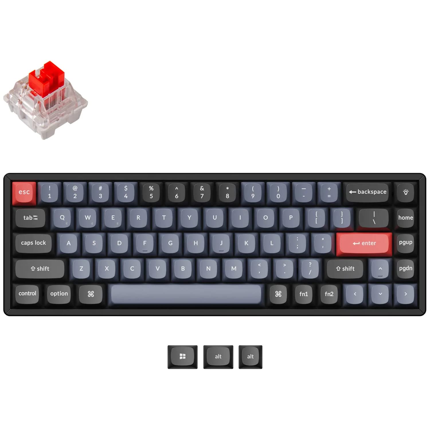 Buy Keychron K6 Pro QMK/VIA Wireless Mechanical Keyboard, Hot-Swappable ...