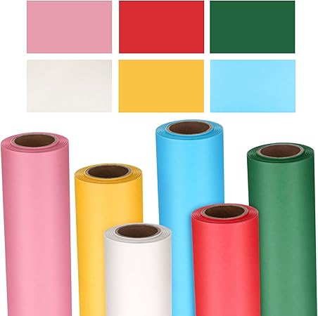 Amazon.com: Colarr 6 Pack Bulletin Board Paper Roll Colored 19. 7 ...