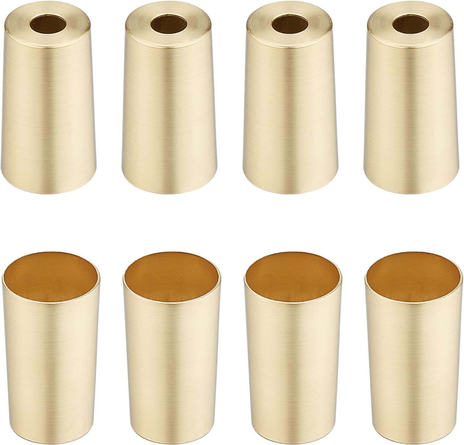 CHGCRAFT 8Pcs Metal Table Foot Cover Caps Iron Furniture Feet Covers ...