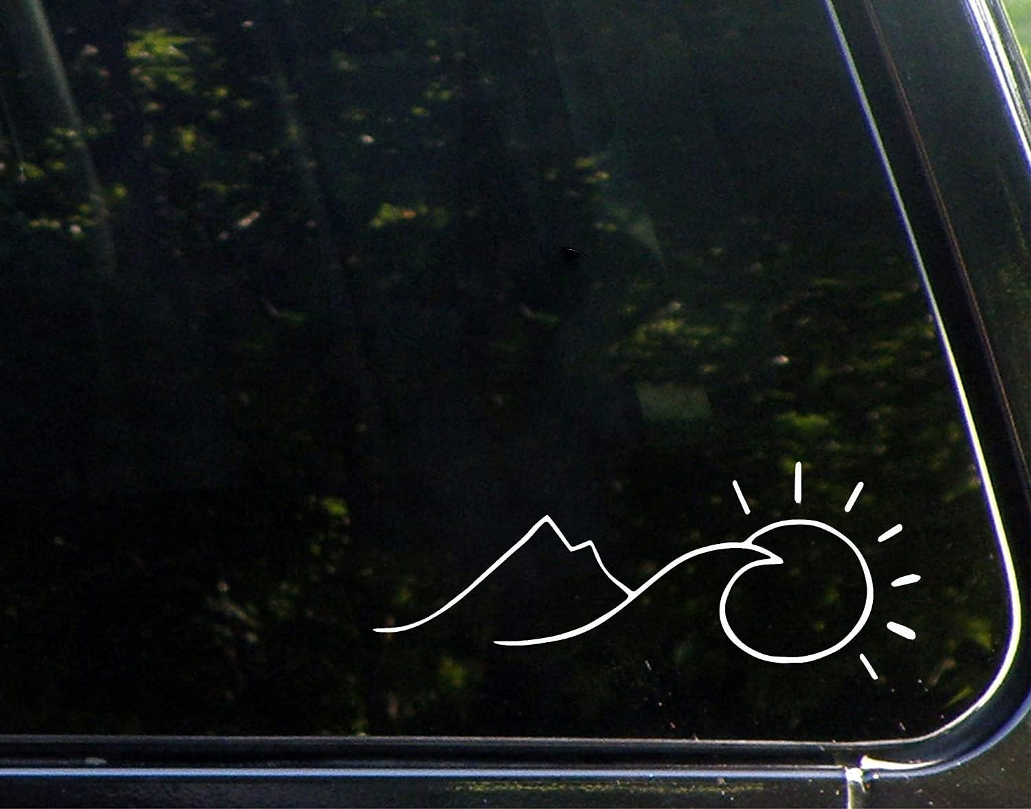 Amazon.com: UUSticker 17.5x7cm Ocean Mountain Sun Wave Beach Surf Ski ...