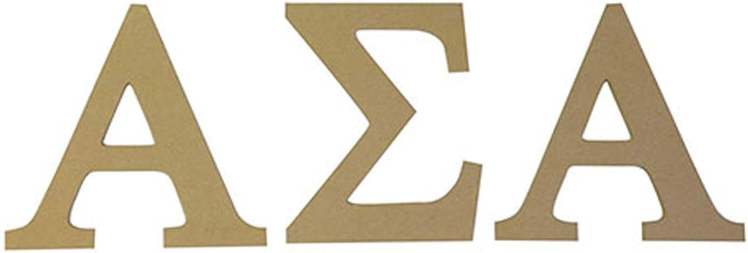 Amazon.com: Desert Cactus Alpha Sigma Alpha Wooden Letter Set 7.5 Inch ...