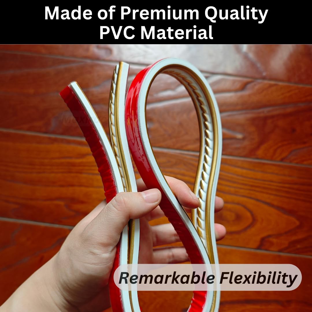 Snapklik.com : Peel And Stick Molding Trim Self Adhesive Flexible Wall ...