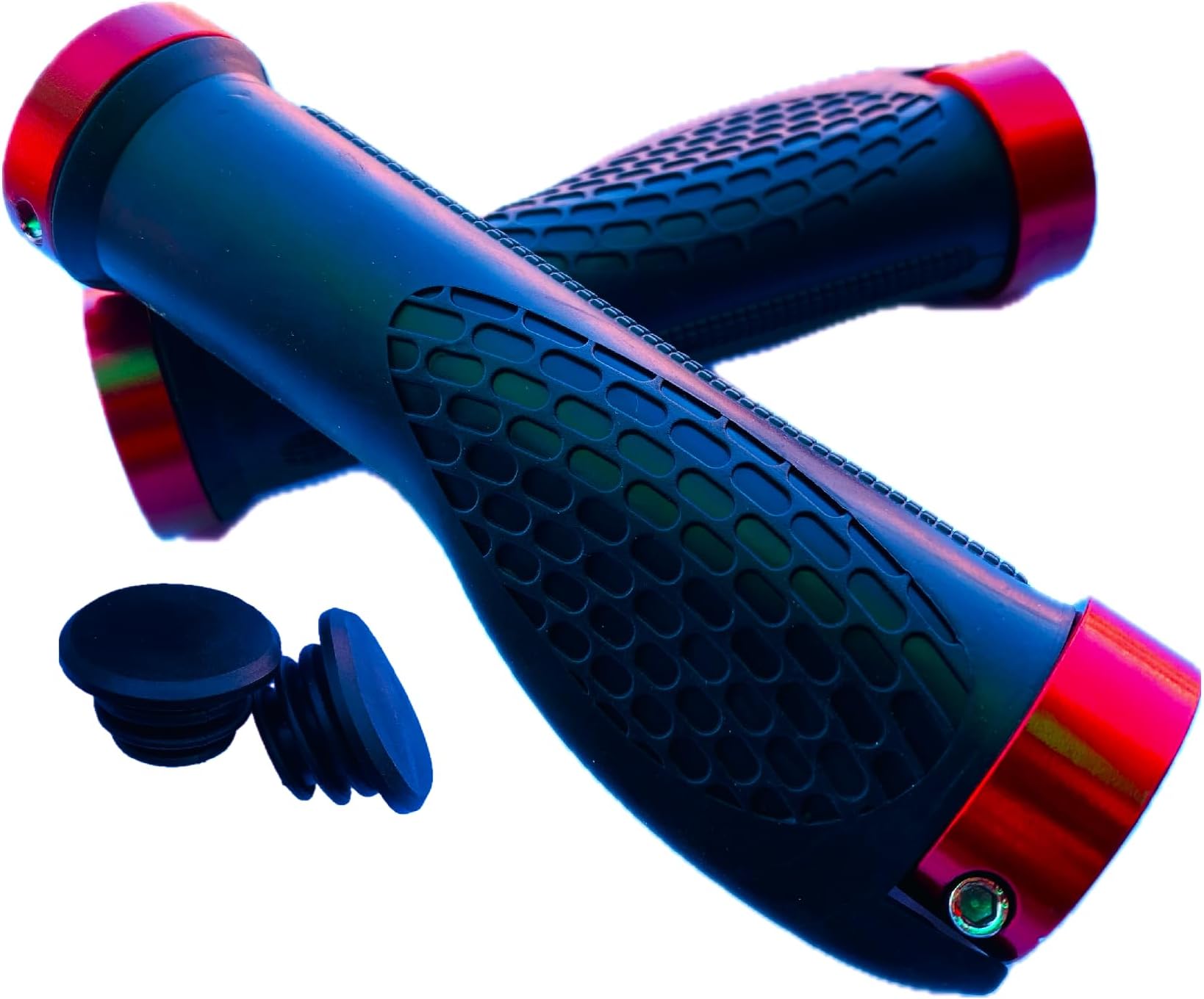Buy ROCKBROS Bike Handlebar Grips Double Lock-on Bicycle Handle Bar ...