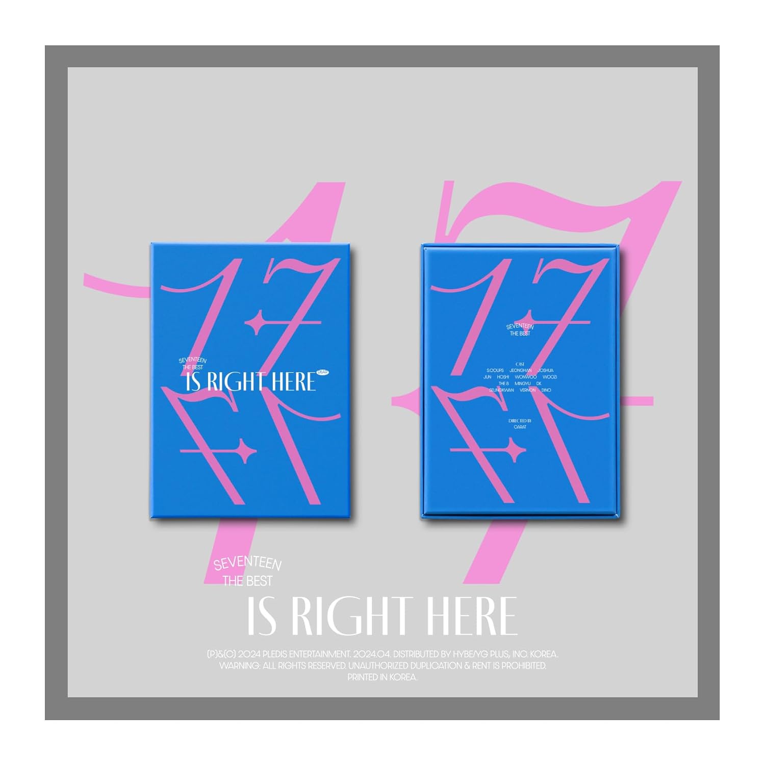 SEVENTEEN 17 IS RIGHT HERE Best Album DEAR Version CD+Booklet+Lyric ...