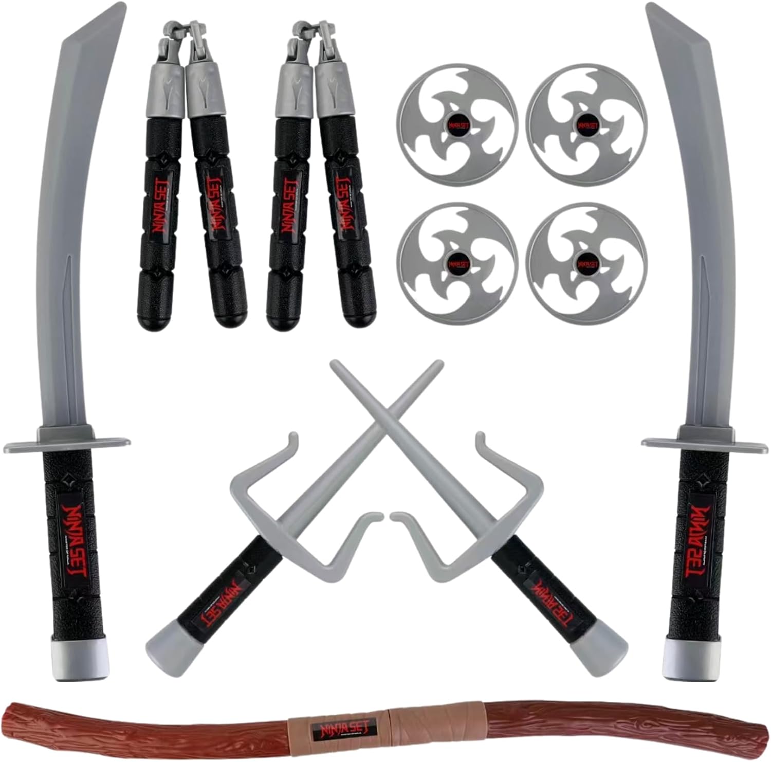 Amazon.com: Liberty Imports Ninja Warrior Toy Weapons Role Playset ...