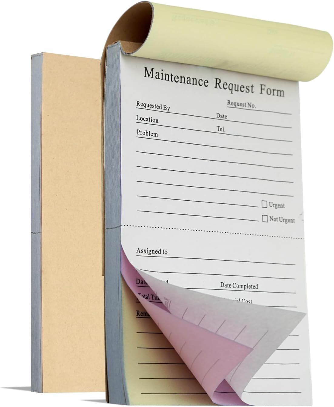 Amazon.com : 2 Packs Maintenance Request Forms,100 Sets 3 Part ...