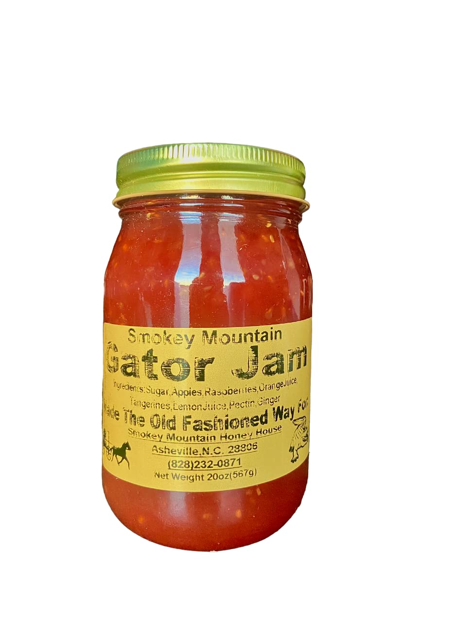 Amazon.com: Smokey Mountain Honey House-Gator Jam-Specialty Fruit Jam ...