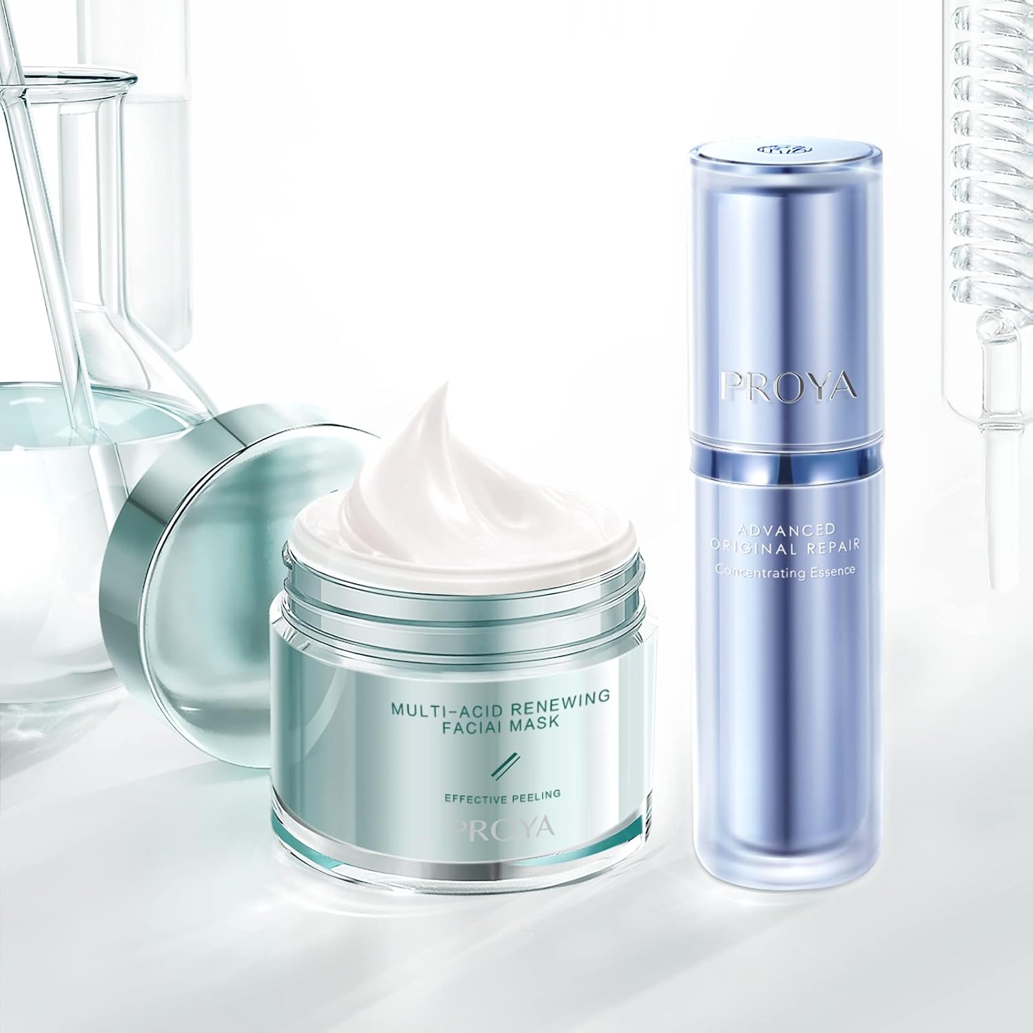 Amazon.com: PROYA Acne Skin Care Set | Hyaluronic Acid Face Serum ...