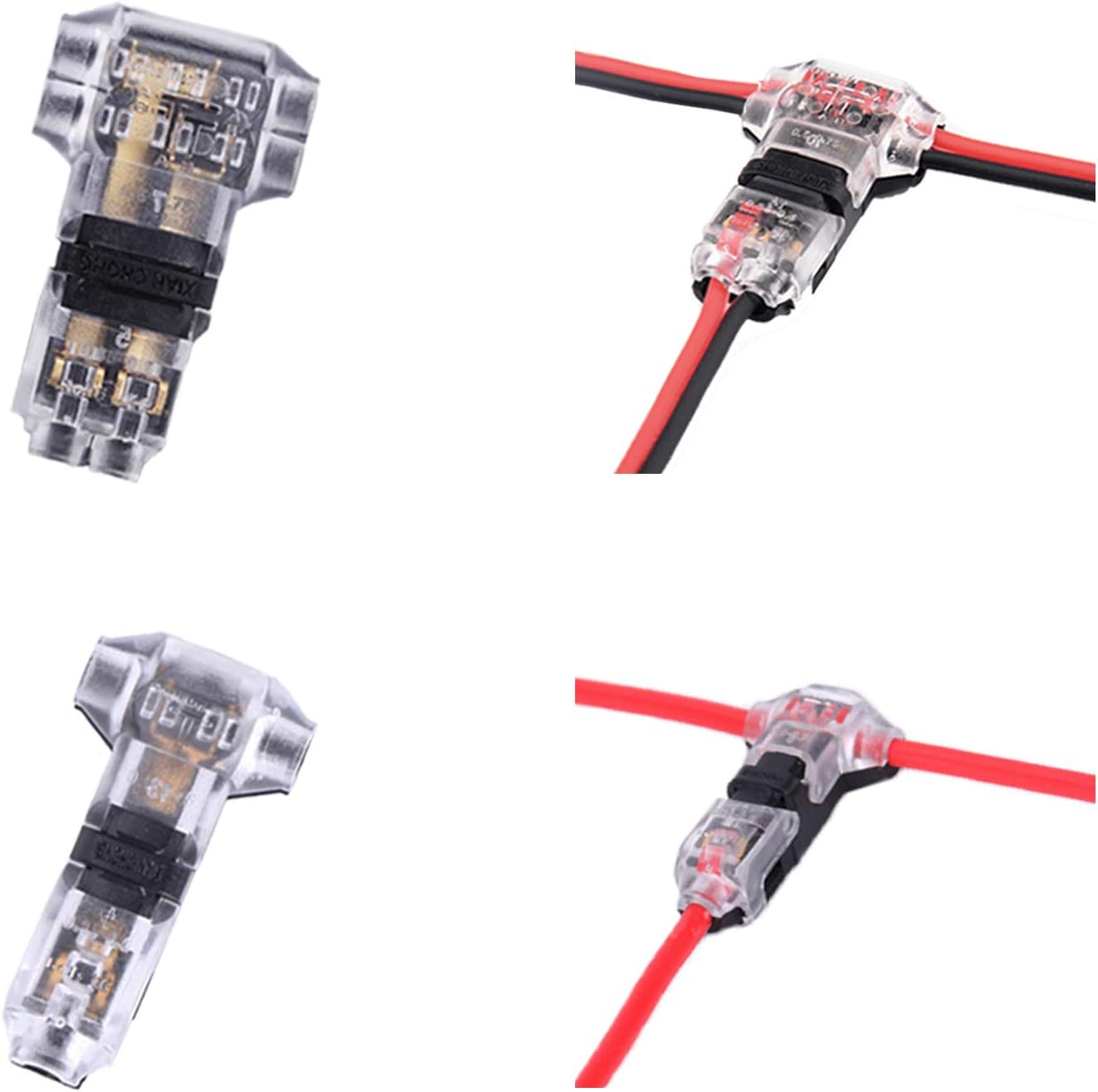 Low Voltage Wire Connectors 24 Pack Combo for Small Wires, No Wire ...