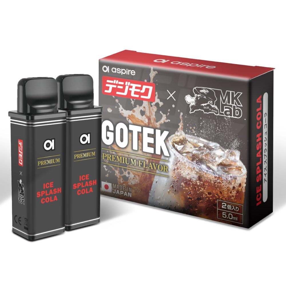 Amazon | ASPIRE GOTEK PREMIUM FLAVOR X S PRO X2 交換用 POD 充填済み カートリッジ 2本 ...