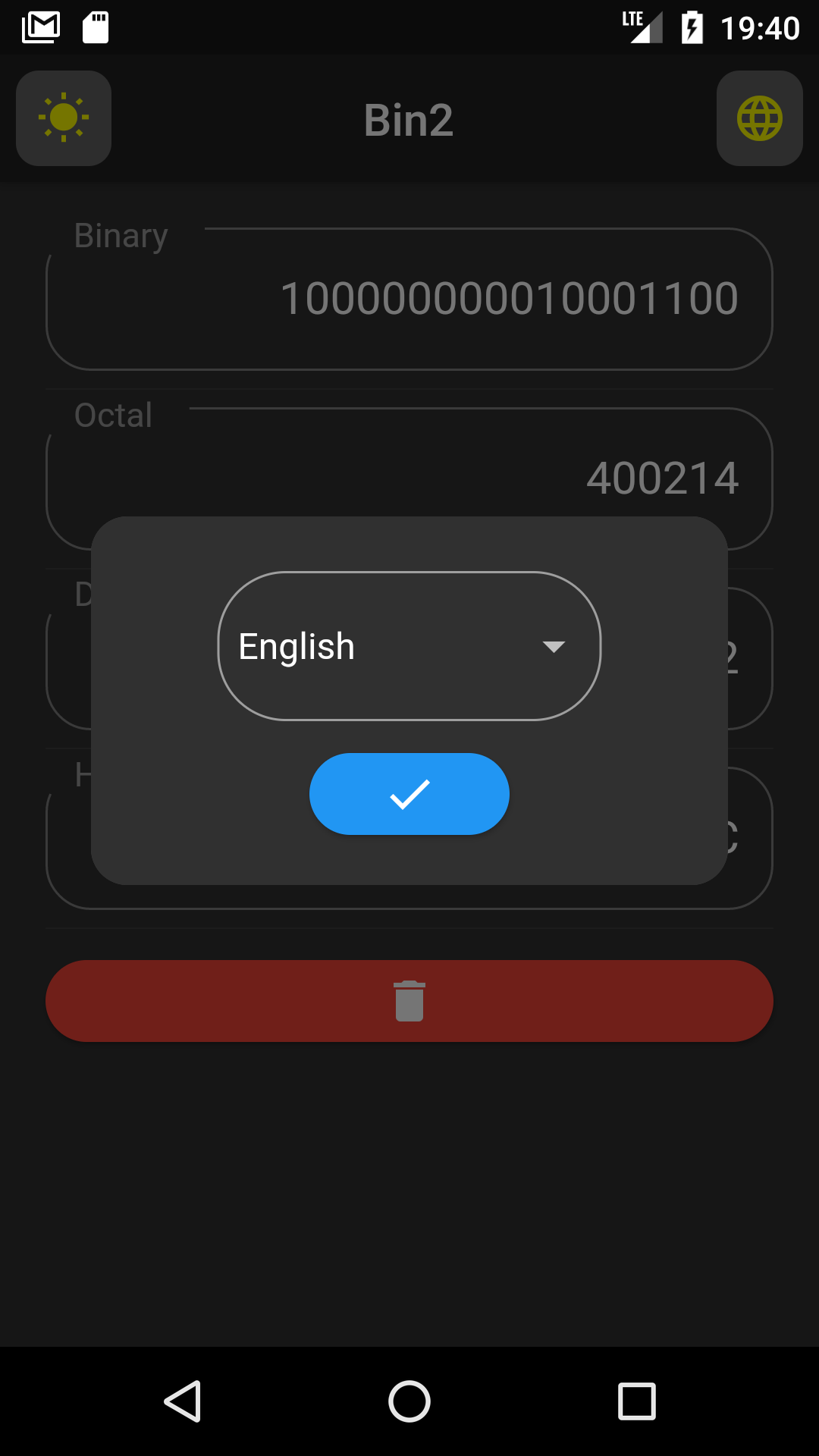 bin2 - Binary numbers converter - App on Amazon Appstore
