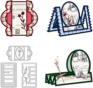 DELORIGIN 3D Folded Greeting Card Cutting Dies Carbon Steel Die Cuts ...