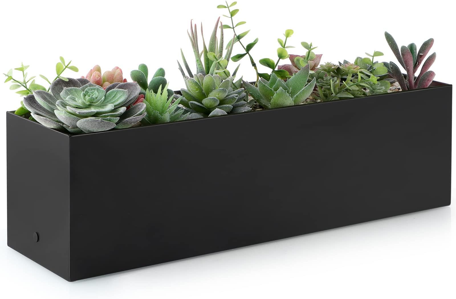 Amazon.com : Sanbege 17" Large Stainless Steel Planter Box with Drain ...