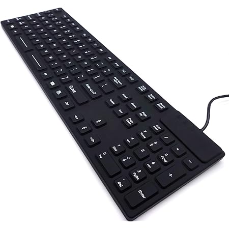 Amazon.com: DSI Compact LED Backlit Keyboard with Integrated Mouse ...