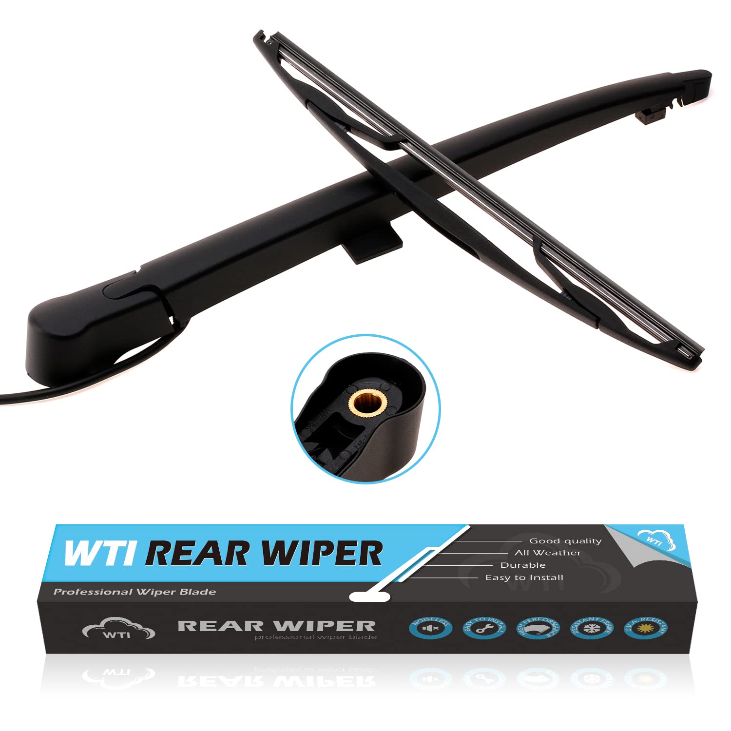 Rear Wiper Assembly Rear Wiper Blade Set - Fits 2009-2017 Chevy ...