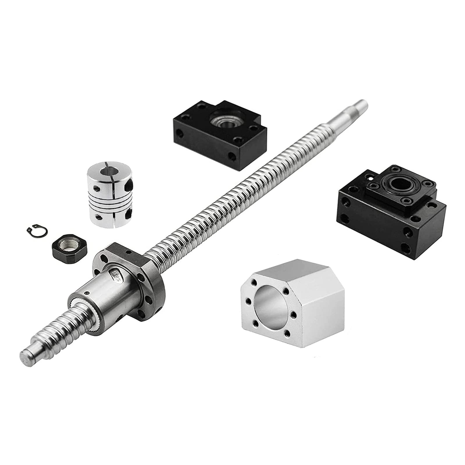 Snapklik.com : CNCCANEN Ball Screw Kit SFU/RM1605 900mm, Anti-Backlash ...
