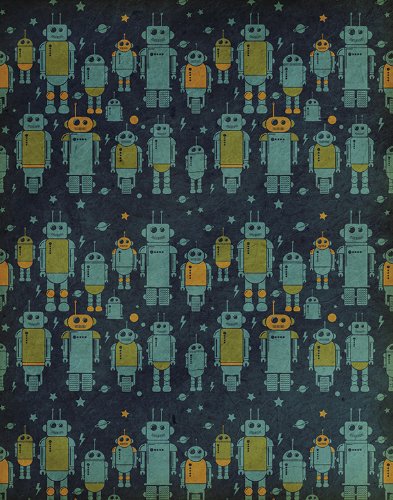 CrudeArea 'Robot Uprising' Poster by Matthew Taylor Wilson (Canvas, 30. ...