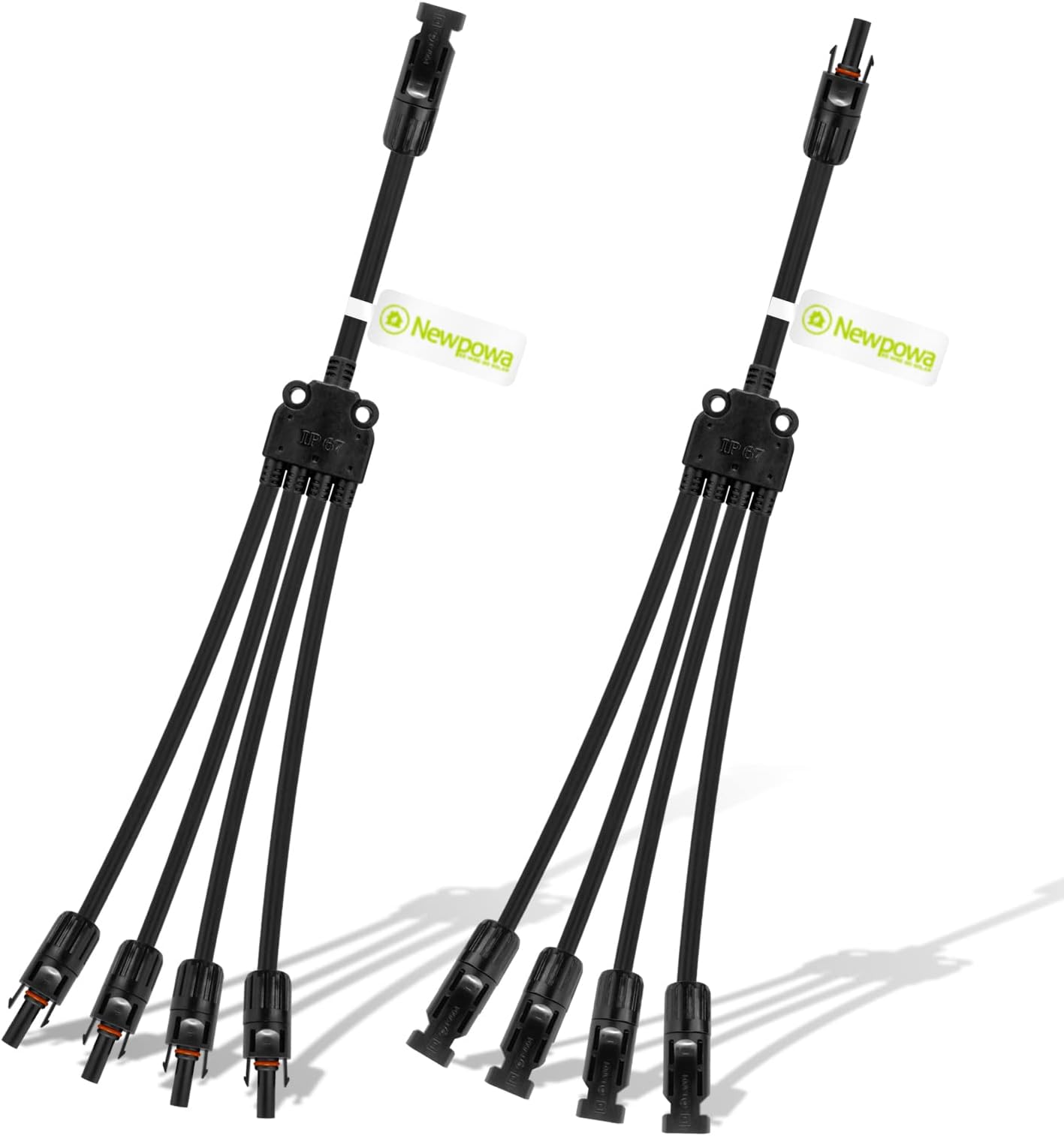 Amazon.com: Solar Connectors Y Branch Parallel Adapter Cable 12inch ...