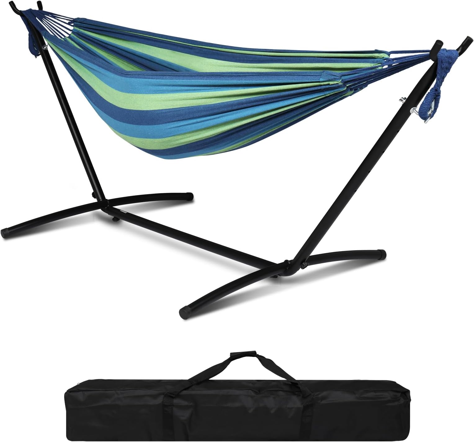 Amazon.com : ONCLOUD 550 LBS Capacity Double Hammock with Stand ...