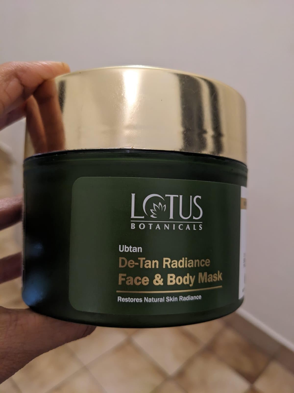 Buy Lotus Botanicals Ubtan De-Tan Radiance Face And Body Mask | Infused ...