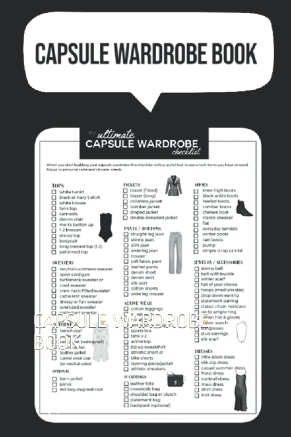 Buy THE ULTIMATE WARDROBE CHECKLIST: WARDROBE BOOK Online at ...